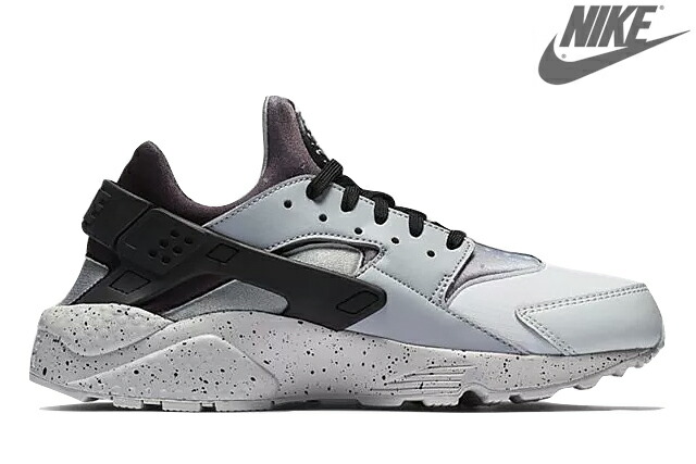 NIKE AIR HUARACHE RUN PRM 704830-011 PURE PLATINUM/BLACK-WOLF GREY-BLACK ナイキ エア ハラチ ラン プレミアム ウルフグレー ブラック メンズ スニーカー