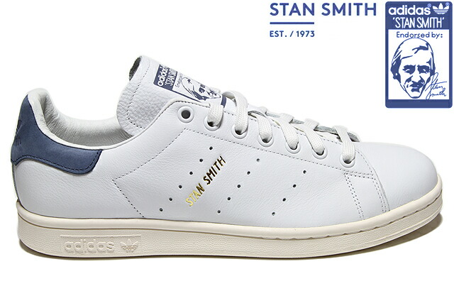 adidas Originals STAN SMITH S80026 RUNNNING WHITE/RUNNING WHITE/BLUE GREY アディダス オリジナルス スタンスミス ホワイト ブルー グレー メンズ ウイメンズ レディース ガールズ スニーカー