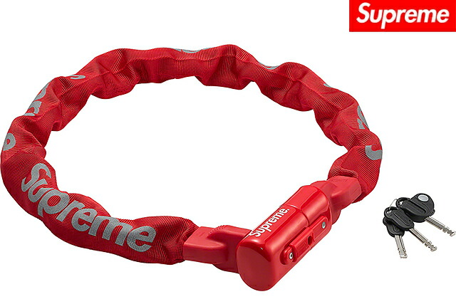 Supreme Kryptonite Integrated Chain Lock Red シュプリーム クリプトナイト インテグレーテット チェーン ロック レッド