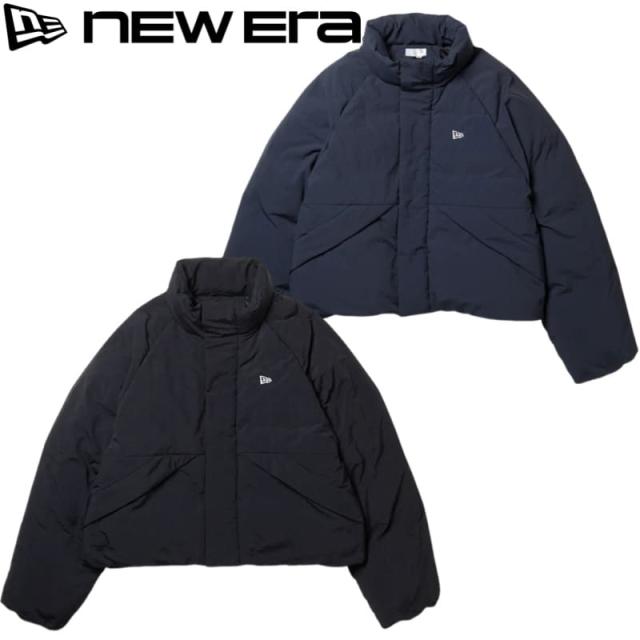 NEWERA ニューエラ 正規品 レディース ダウンジャケット アウター ショート丈 短丈 フェザー 防寒 軽量 軽い 暖かい ジップアップ ウィメンズ 女性用 紺 ネイビー 黒 ブラック 14674707 14674708