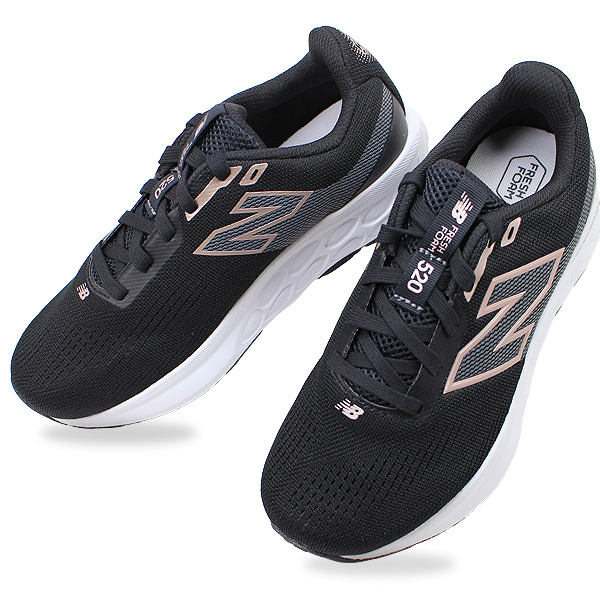 ニューバランス スニーカー レディース ブラック ホワイト W520LK9 ワイズ2E 運動靴 ランニング カジュアル NEW BALANCE 靴 シューズ 【レディース】