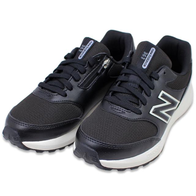 ニューバランス レディース ウォーキング スニーカー 2E ファスナー newbalance WW363MA9 ウォーキングシューズ ブラック 黒 幅広 ワイド 【レディース】