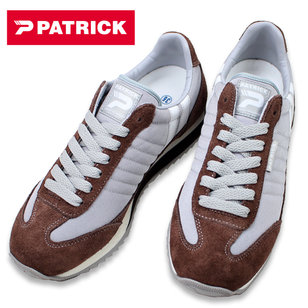 パトリック マラソン レディース スニーカー 運動靴 PATRICK MARATHON 942509 RUGBYBL 日本製 靴 ランニングシューズ グレー 【レディース】