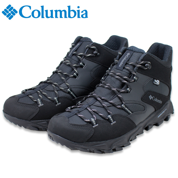 コロンビア Columbia 靴 黒 ブラック セイバー シックス ミッド アウトドライ ワイド YI8972 010 ハイキングシューズ 3E 幅広 ワイド 【メンズ】