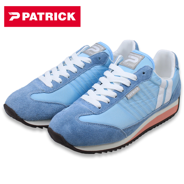パトリック マラソン レディース スニーカー 運動靴 PATRICK MARATHON 942506 BEACHBL 日本製 靴 ランニングシューズ ブルー 【レディース】