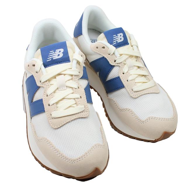 ニューバランス レディース スニーカー ランニングシューズ ホワイト ブルー MS237WL ワイズD NEW BALANCE シューズ 運動靴 カジュアル 【レディース】