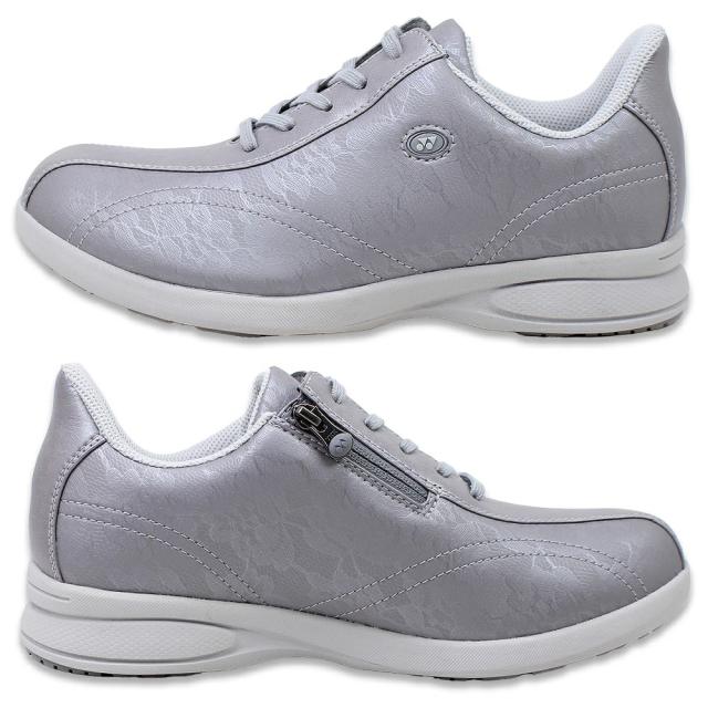 ヨネックス レディース 靴 ウォーキングシューズ パワークッション SHW L130W 幅広 4.5E ゆったり ファスナー オフコート YONEX【レディース】