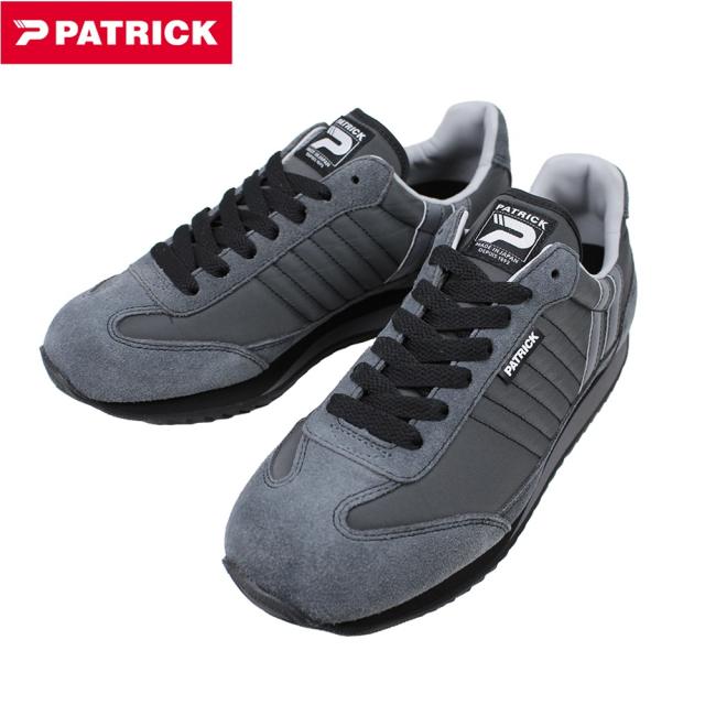 パトリック マラソン レディース スニーカー 運動靴 942451 BKBERRY 日本製 靴 ランニングシューズ 軽量 ブラック/グレー おしゃれ PATRICK MARATHON 【レディース】