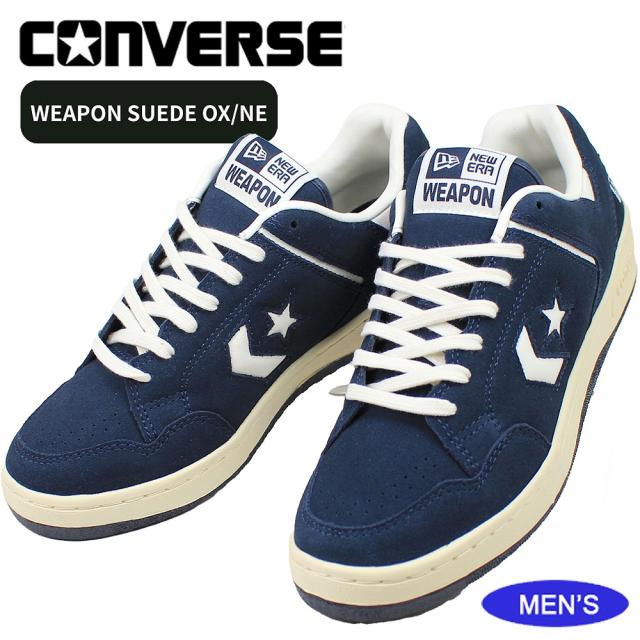 コンバース メンズ スニーカー CONVERSE ネイビー ホワイト 520071 カジュアル 靴 シューズ WEAPON SUEDE OX/NE スエード 運動靴 【メンズ】