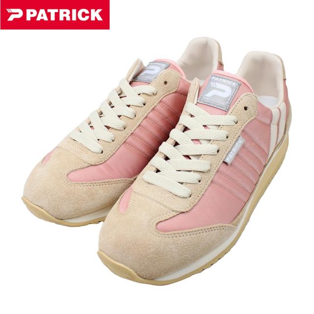 パトリック マラソン レディース スニーカー 靴 運動靴 942557 HAM 日本製 ランニングシューズ ピンク/ベージュ 軽量 おしゃれ カジュアル 軽量 クッション性 PATRICK MARATHON 【レディース】