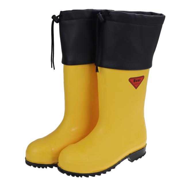 SIBATA シバタ工業 メンズ 防寒長靴 倉庫 寒冷地 運輸現場にも AC092 カバー付き イエロー