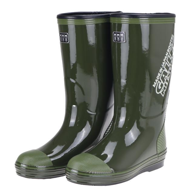 メンズ 紳士 滑りにくい 日本製 国産 防寒長靴 ラバーブーツ スノーブーツ シューズ レインブーツ 冬 寒冷地 ギャレックライト460 カーキ