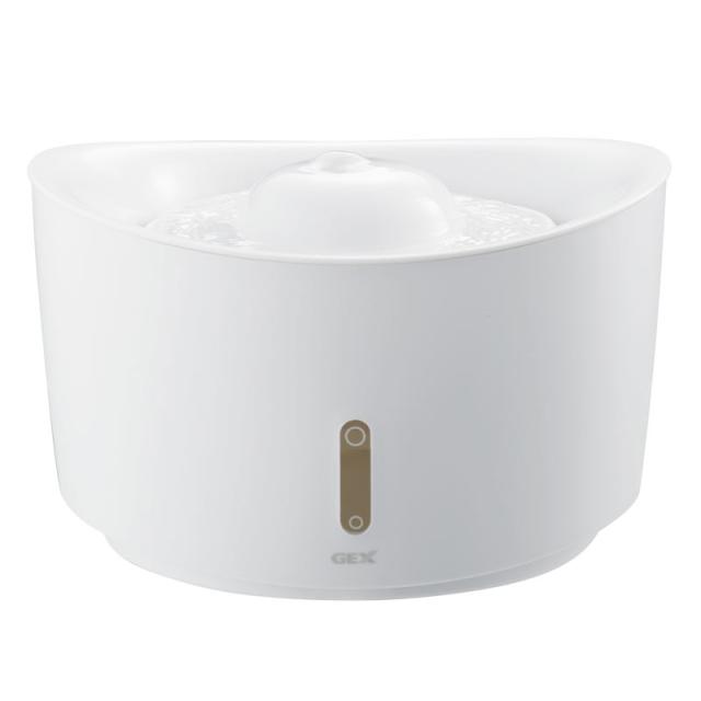 GEX ピュアクリスタル ウェル 1.5L 猫用 ホワイト 自動給水器 獣医師推奨 USB電源 フィルター式 循環式 シンプル おしゃれ 猫 well ジェックスの通販はau PAY ...