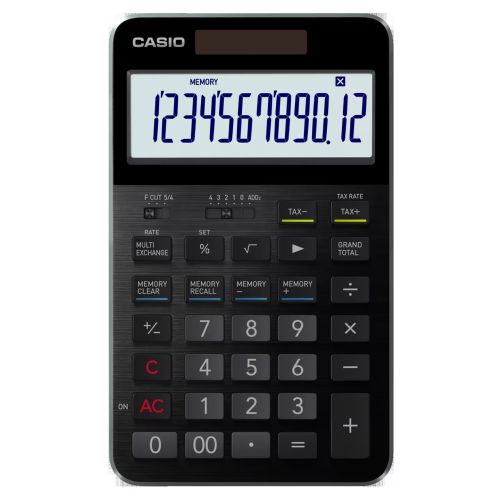 カシオ プレミアム電卓(S100X-BK) メーカー在庫品