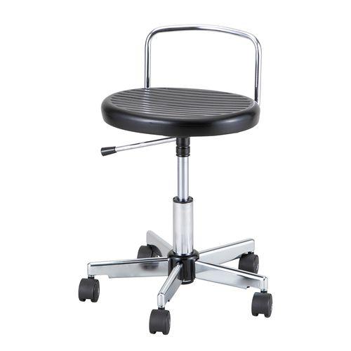 アズワン クリーンルーム用チェアー 背有り リング無し (1個)(4-3766-02) 目安在庫=△