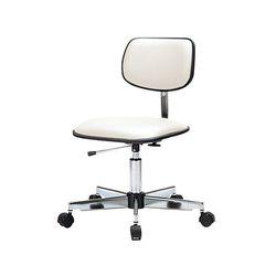 アズワン クリーンルーム用チェアー（リング無し）　ホワイト  (1脚)(SK-825W) 目安在庫=△