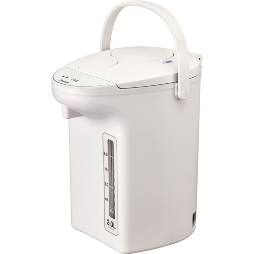 ピーコック 電気保温エアーポット 3L ホワイト 1台(WVP-30 W) 目安在庫=○