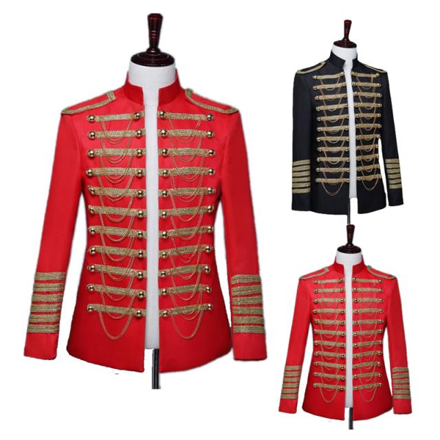 演出服 貴族服装 将軍様 中世 メンズ 撮影用 クラブ パーティー 結婚式 演出 ステージ 結婚式 忘年会 演奏会 コンサート 舞台 活動 演劇 コスプレ衣装 クリスマス仮装 ハロウィン衣装