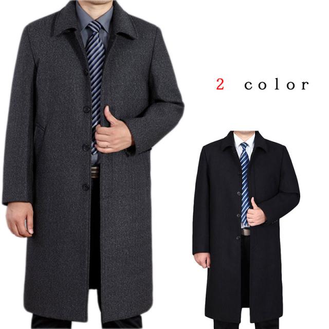 コート メンズ ロング ジャケット ビジネス ウール コート チェスターコート 厚手 秋冬 防寒 無地  おきいサイズ