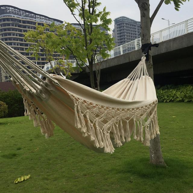 ハンモック キャンバスハンモック　スイングハンモック　屋外  軽量 携帯便利　折りたたみ 耐荷重200kg ルームベッド ルームハンモック　キャンプ アウトドア バーベキュー  ピクニック　お花見　お昼寝