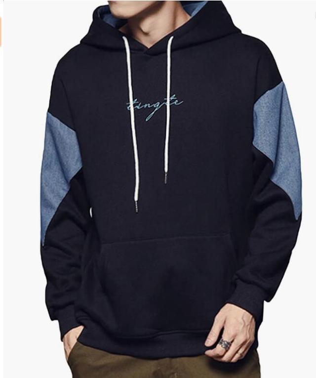 パーカー メンズ スウェット トレーナー プルオーバー ワンポイント ゆったり 長袖 裏起毛  フィード付き 秋冬服