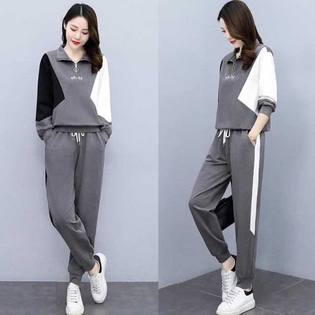 オシャレ ハーフジップ スエット 上下セット ジャージ レディース スウェット セットアップ スポーツウェア パーカー ズボン ルームウェア トレーニング スポーツ 部屋着 カジュアル ゆったり おしゃれ 大きいサイズ 秋 冬 春 M〜3XL