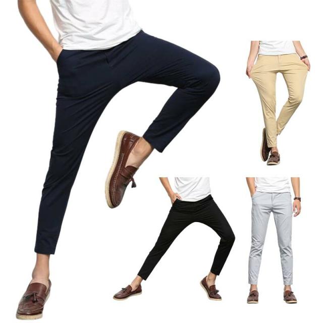 スキニーパンツ メンズ / ストレッチ カラー スキニーパンツ メンズ アンクルパンツ スキニーパンツ ストレッチパンツ アンクル丈 9分丈  スリム