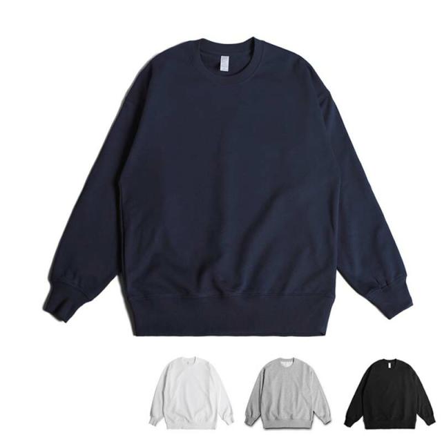 スウェットメンズ トップス ト長袖  クルーネック コットン 綿 カジュアル 無地 シンプル ストリート