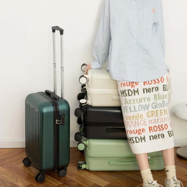 スーツケース キャリーケース 機内持ち込み 軽量 24インチ 静音 かわいい スーツケース おしゃれ キャリーバッグ ダイヤルロック 360度回転 キャンディーカラー 旅行 ビジネス 出張