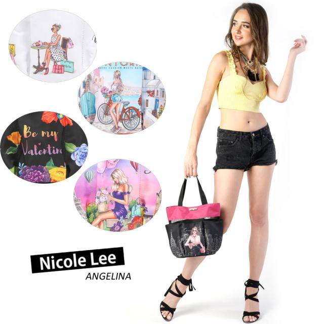 数量限定 ニコールリー MES7030 オーガナイザー レディース ナイロン メッシュ ハンドバッグ ランチバッグ お散歩バッグ ミニバッグ エッフェル塔 春夏秋冬 ビーガンレザー ヴィーガン 30代 40代 20代 サステナブル SDGs 小さめ バッグインバッグ