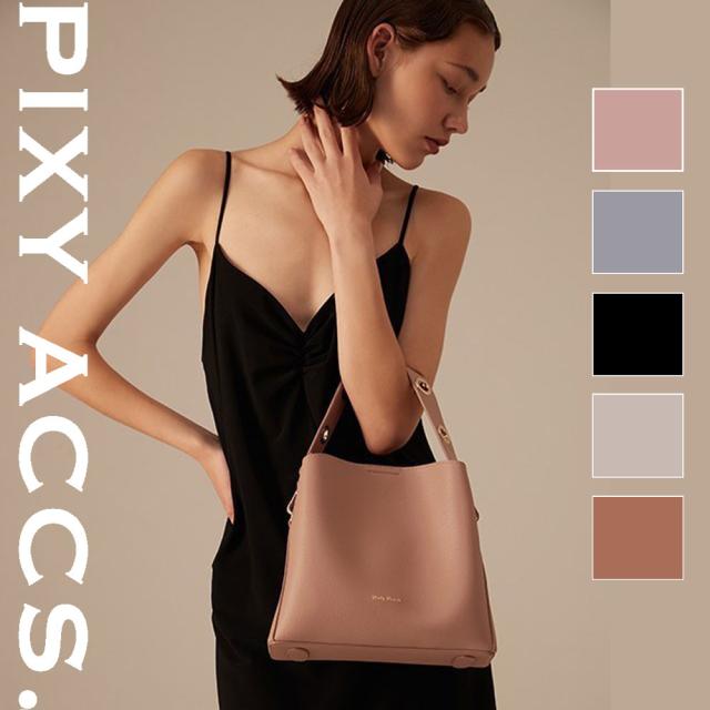 保証付 返品OK 日本正規代理店 2024 PIXY ACCS. ピクシーアックス PX200004 レディース エレガント ハンドバッグ メタルスタッズ ワイドハンドル ダブルストラップ 叛逆浪漫手提包側背包 ショルダーバッグ スクエア 春夏秋冬 レザー 人気 20代 30代 40代 50代 60代 台湾発