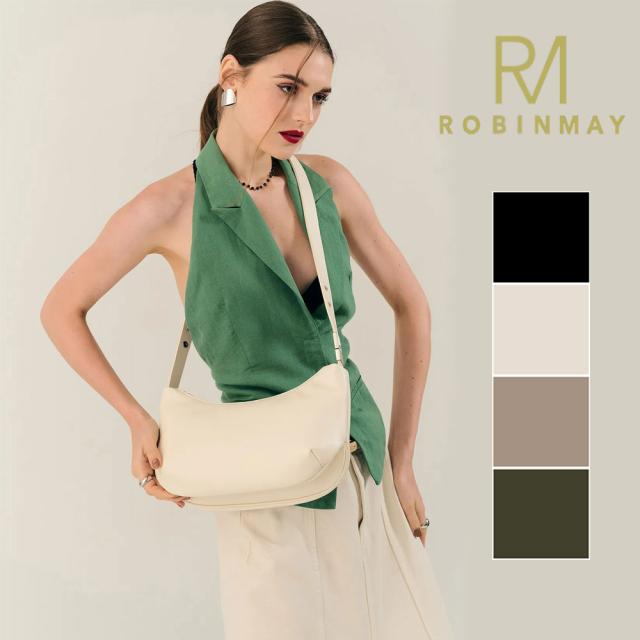 保証付 返品OK 正規品 2023 ROBINMAY ロビンメイ WB077 daylight orange leaf shoulder bag レディース シンプル ショルダーバッグ 半の ...