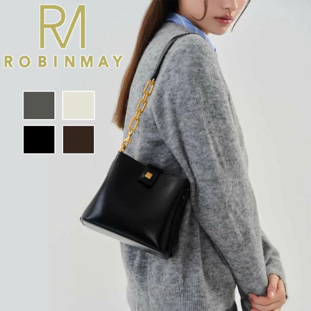 保証付 返品OK  正規品  2024新作 ROBINMAY ロビンメイ  WB102 月夜曙光肩背包 レディース ファブリック RMロゴ クラシカル バケツバッグ ショルダー ビーガンレザー 30代 40代 サステナブル シンプル 台湾 仕切り 大人 シック エレガント 通勤通学 ダブルストラップ