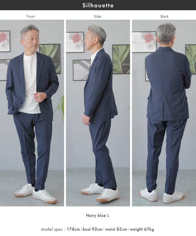セットアップ メンズ スーツ テーラード 夏 秋 春 大きいサイズ