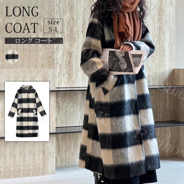 アウター ロングコート レディース 秋冬 秋新作 冬 チェスターコート ロング 冬 おしゃれ ロングコート オーバーサイズ ゆったり ゆったりシルエット ダブルブレスト メンズスタイル プレゼント クリスマスプレゼント