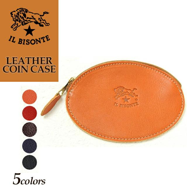 国内正規取扱店 送料無料（ゆうパケット）(イルビゾンテ 財布) IL BISONTE レザーケース ラウンドジップ 丸形 小銭入れ 財布 410069 メンズ レディース ユニセックス 母の日 父の日 ギフト プレゼント 春財布【gs0】