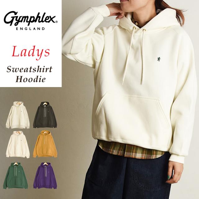 ジムフレックス Gymphlex 長袖 スウェットパーカー レディース  ジムフレ コットン生地 裏起毛 GY-C0293TCF【gs0】