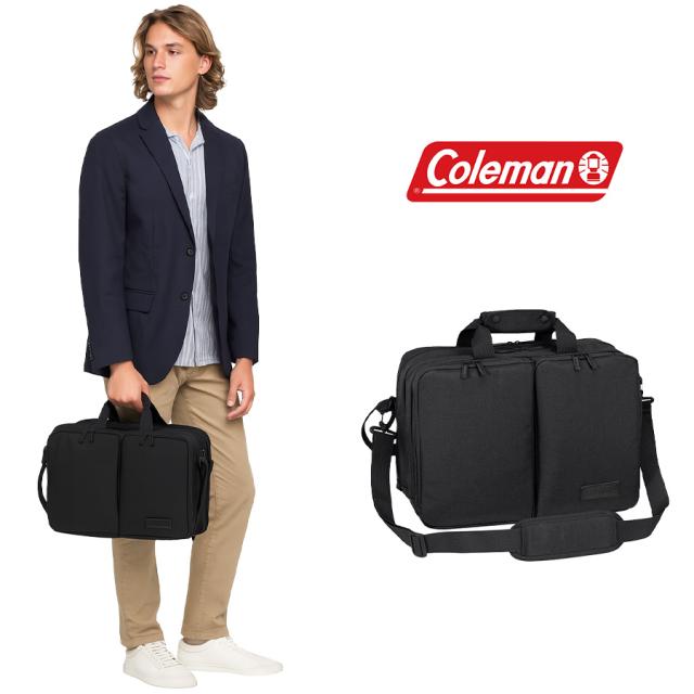 【当店オリジナルエコバッグプレゼント中！】【Coleman】コールマン アウトビズ 3WAY バックパック 2000039080 ビジネスバッグ リュック ショルダー ハンドバッグ 使いやすい 仕切り 通学 通勤 出張 外出 入学祝 就職祝い プレゼント ギフト お祝い