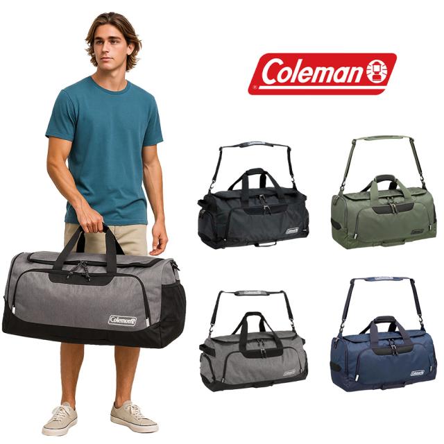Coleman コールマン BostonBagMD ボストンバッグMD 50L 3〜4泊 メンズ レディース トラベル 旅行 出張 林間 修学旅行 キャンプ アウトドア 合宿 部活 ボストン ショルダー 手提げ