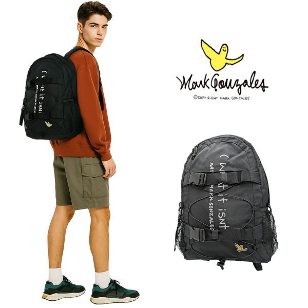 MARKGONZALEZ 2h9-15102 2本ベルトリュック リュック 大容量 リュックサック 32L 通学 普段使い ユニセックス メンズ レディース プレゼント ギフトブラック