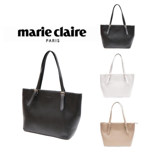 【当店オリジナルエコバッグプレゼント中！】【marie claire】 マリクレール 240-230 Eva エバ ビジネストート 合皮 トートバッグ A4 ビジネスバッグ シンプル ブランド ブラック おしゃれ かっこいい かわいい レディース ファッション プレゼント 贈り物  通勤 通学