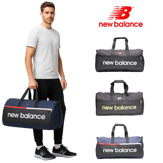 NewBalance ニューバランス ボストンバッグ サブバッグ LAB35723 50L 大容量 撥水 キャリーオン ショルダーベルト メンズ レディース Y2K 旅行 キャンプ 林間 修学旅行 おしゃれ 人気 正規品 送料無料