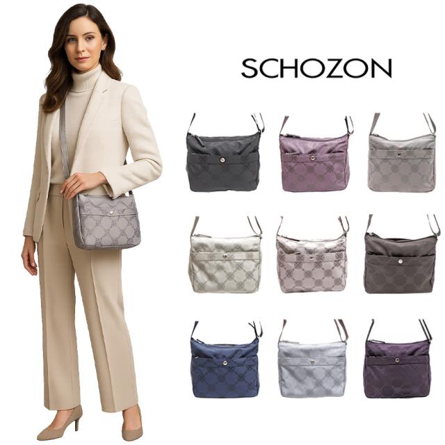 SCHOZON ショゾン 11-2000 リエート ショルダーバッグ トラベルバッグシリーズ ブラック 日本製 撥水加工 ギフト