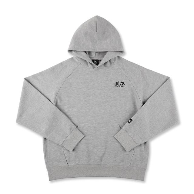 ＥＧＯＺＡＲＵ ダブルフェイス　スウェットプル　オーバーパーカ バスケットボール ウオームＵＰシャツ EZFW24USW002-GY
