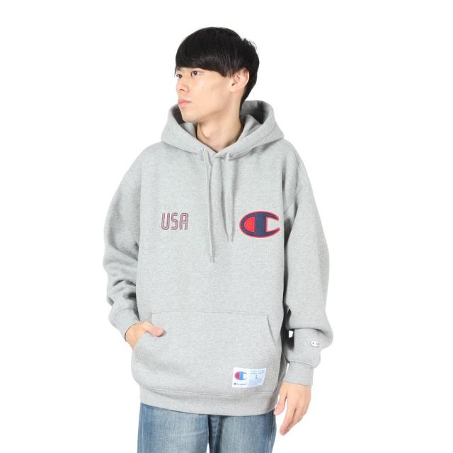 チャンピオン ＨＯＯＤＥＤ　ＳＷＥＡＴＳＨＩ　ＲＴ スポーツカジュアル メンズカットソー C3-A110-070