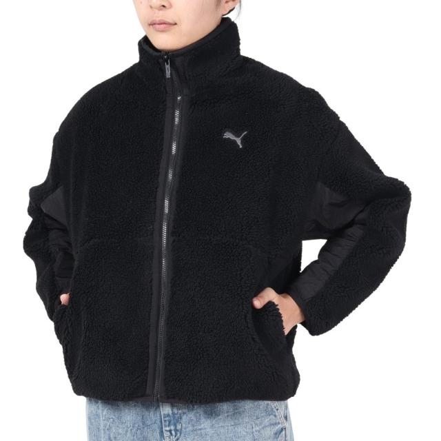 プーマ リバーシブル　シェルパー　ジャ　ケット トレーニングウエア Ｌフリースラインド 629121-01