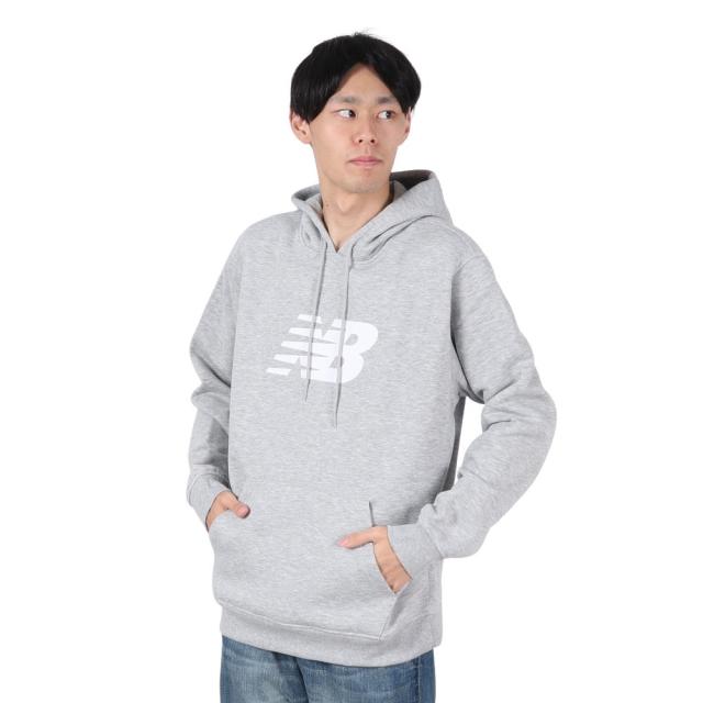 ニューバランス Ｓｐｏｒｔ　Ｅｓｓｅｎｔｉａｌ　ｓ　Ｃｏｒｅ　スウェットフー スポーツカジュアル メンズカットソー MT43904-AG