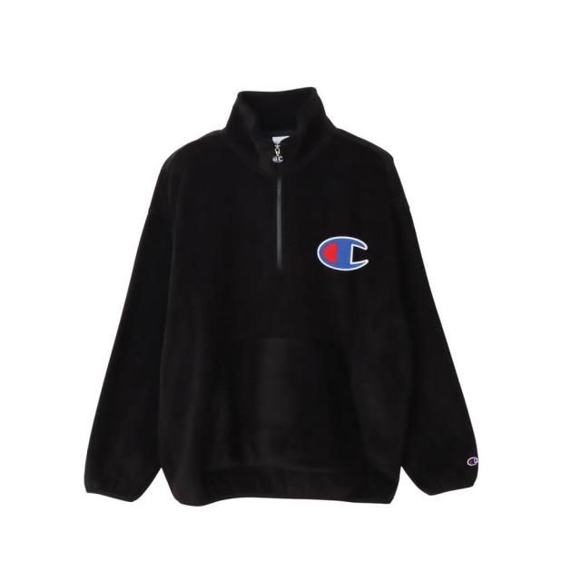 チャンピオン ＨＡＬＦ　ＺＩＰ　ＪＡＣＫＥＴ スポーツカジュアル メンズアウター C3-C615-BLK