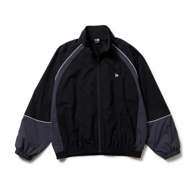 ＮＥＷ　ＥＲＡ ＰＡ　ＯＳ　ＰＩＰＩＮＧ　ＴＲ　ＡＣＫ　ＪＫＴ　ＢＬＫ　ＧＲ スポーツカジュアル メンズアウター 14674818