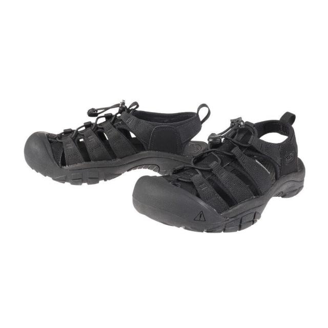 (ＫＥＥＮ)ＮＥＷＰＯＲＴ　Ｈ２　Ｔｒｉｐｌｅ　Ｂｌａｃｋ シューズ ストラップサンダル 1022258